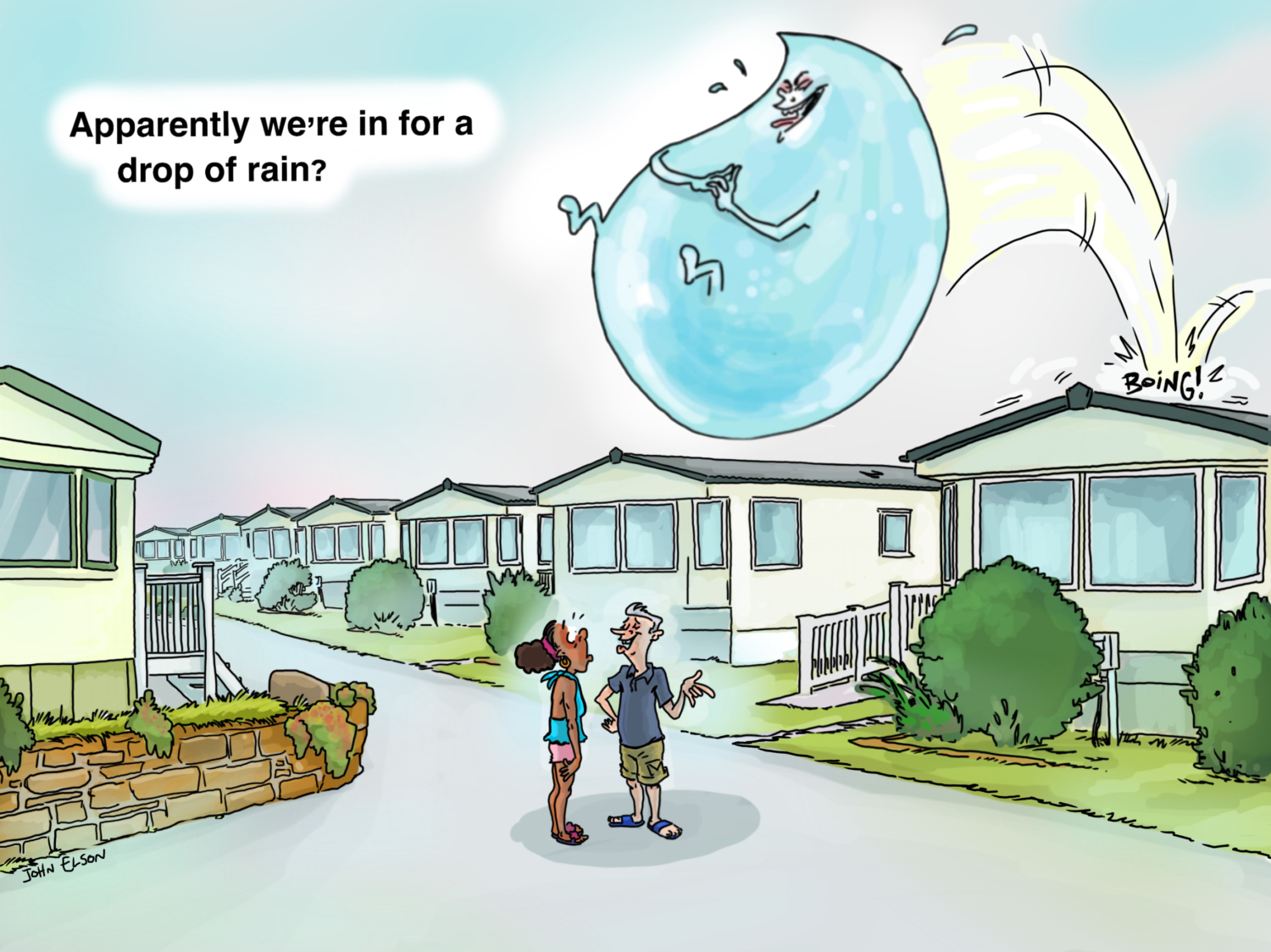 Cartoons - Residential Park Home Insurance